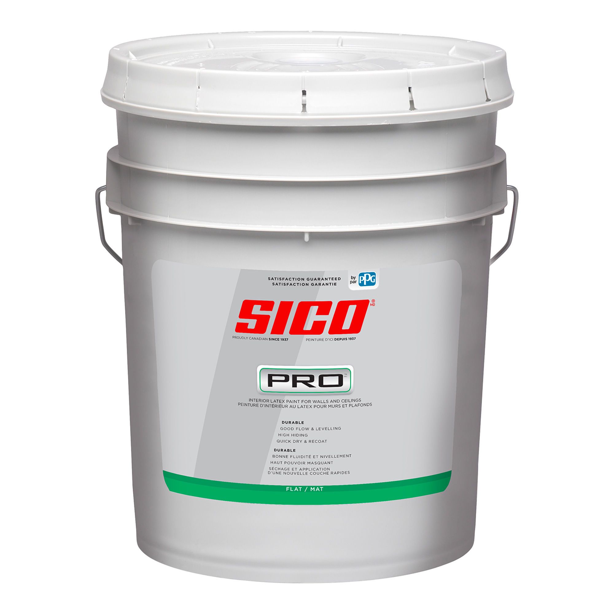 Paint Sico Pro For Ceiling - Flat - White - 18.9 l from SICO | BMR