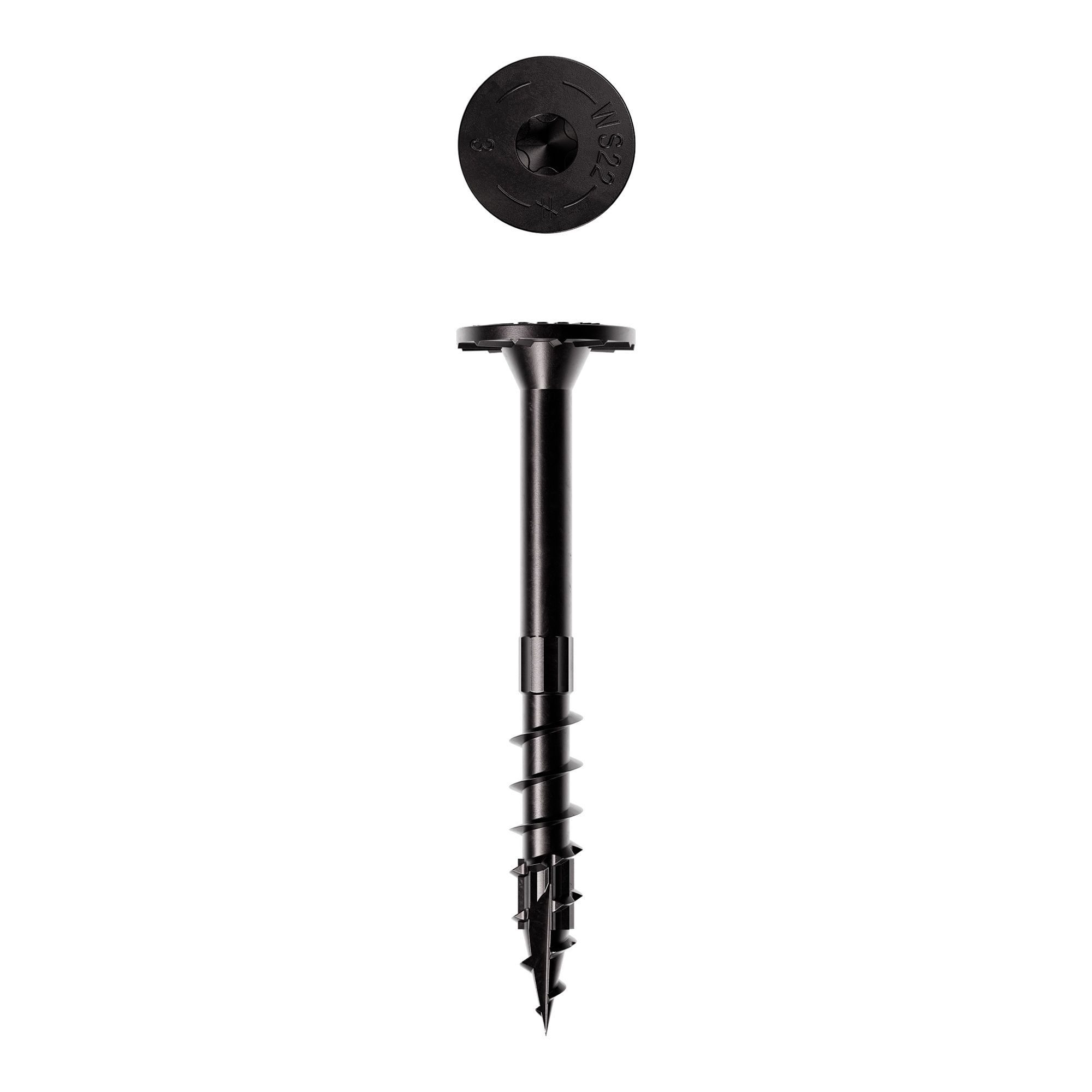 Screws - STR SDWS T40 DB - Black - 3" - 50/pkg from SIMPSON STRONG-TIE ...