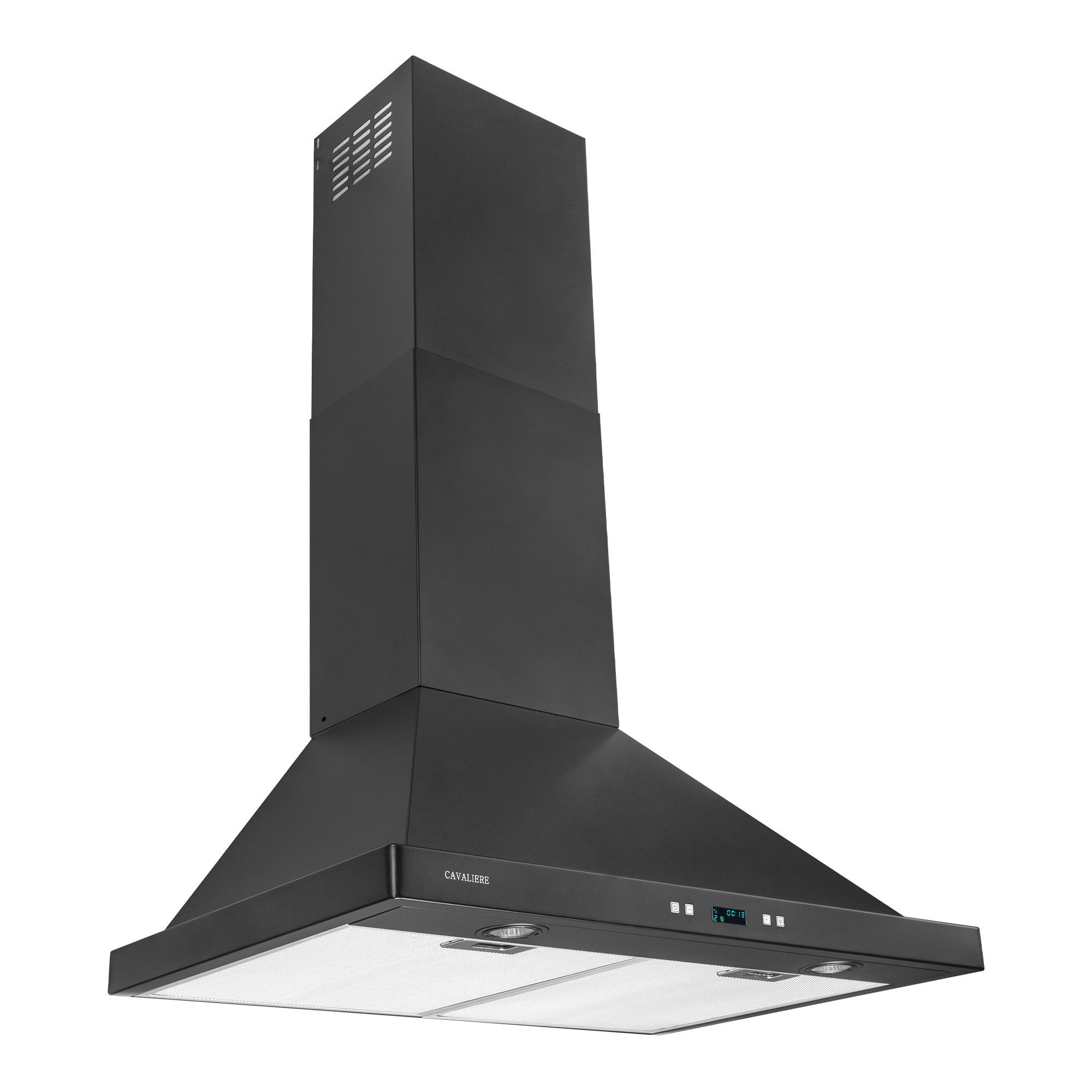 Chimney Range Hood – 600 CFM - Matte Black from OPAZ | BMR