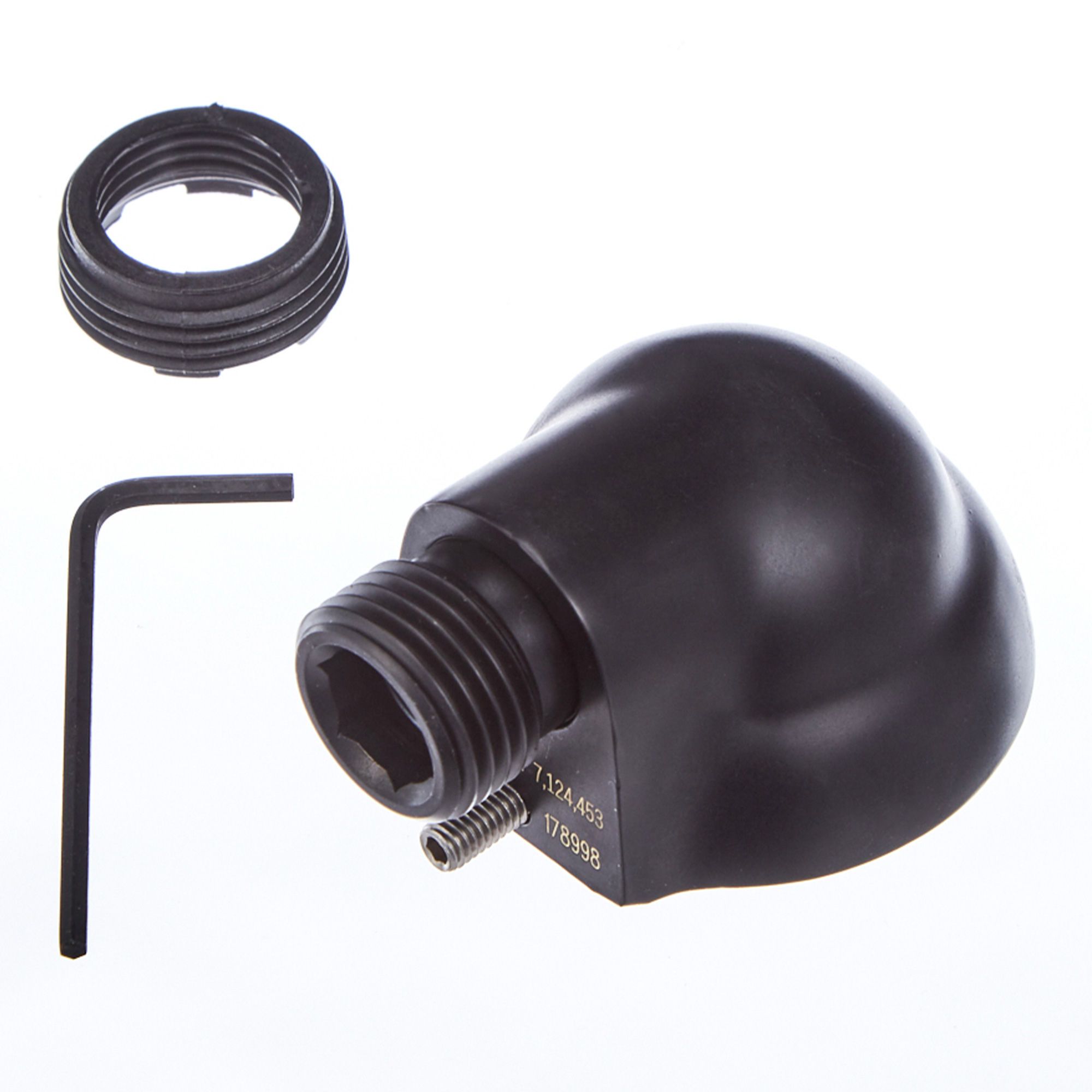 PRO-FIX™ Universal Shower Drop Ell, Matte Black from MOEN | BMR