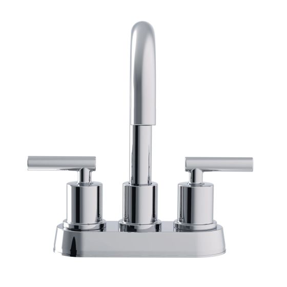 Rafa Lavatory Faucet - 2 Handles - Stainless Steel from OPAZ | BMR