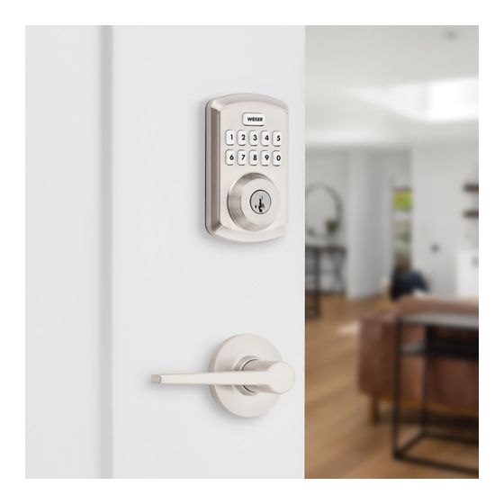 Numeric Keypad - Powerbolt 3 - Satin Nickel from WEISER | BMR