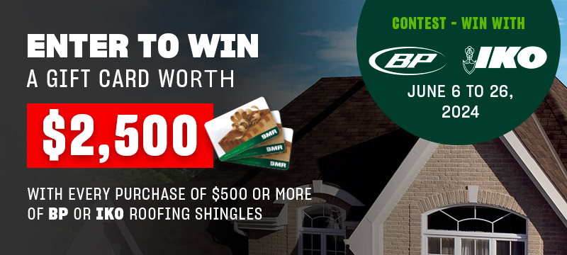 Win $2,500 in gift card - Contest | BMR